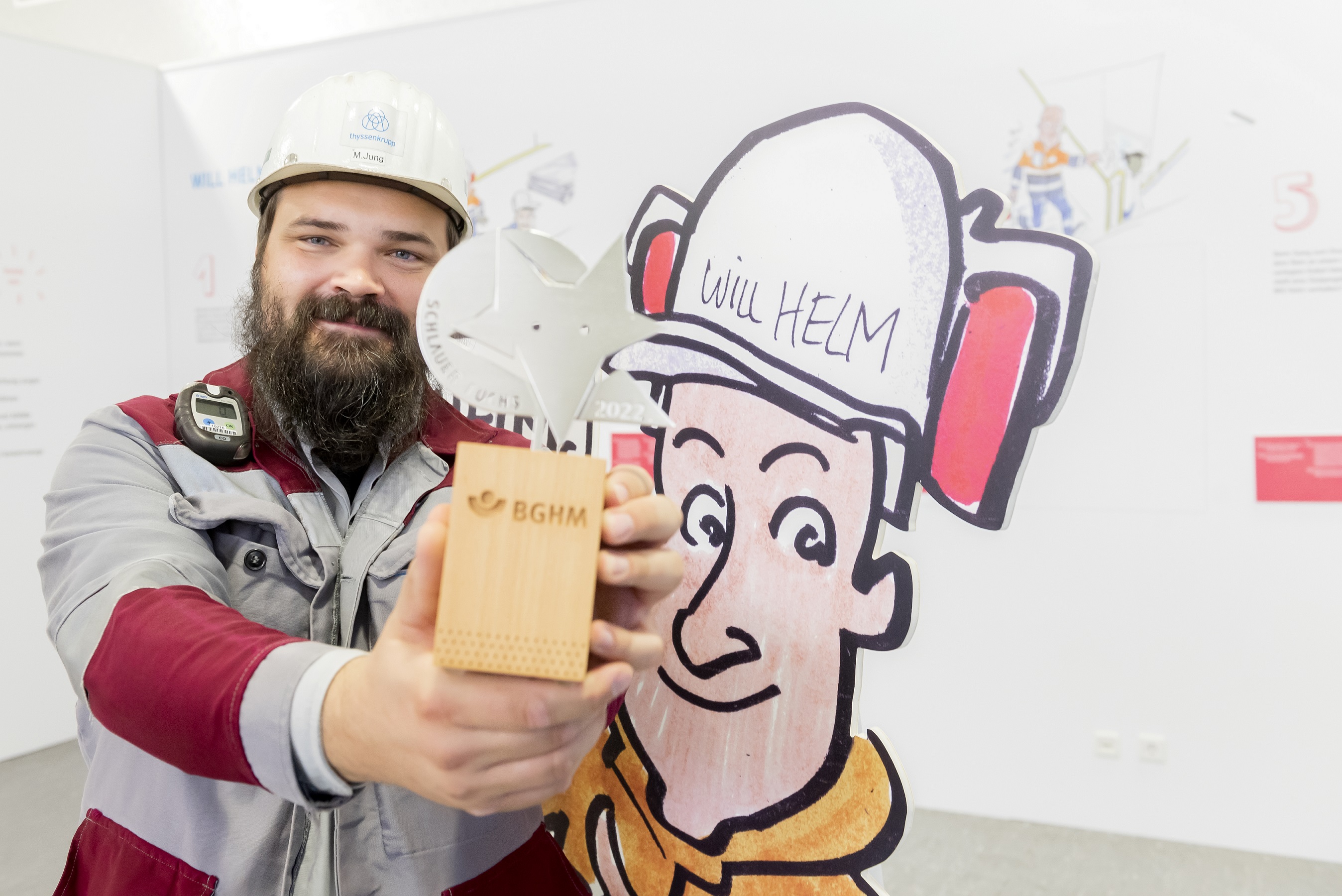 Comicfigur „Will Helm“ wirbt mit Humor für Arbeitssicherheit – und ...