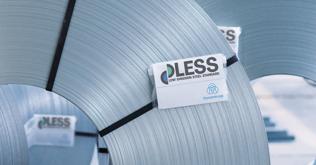 LESS certificate for CO₂-reduced steel | thyssenkrupp Steel